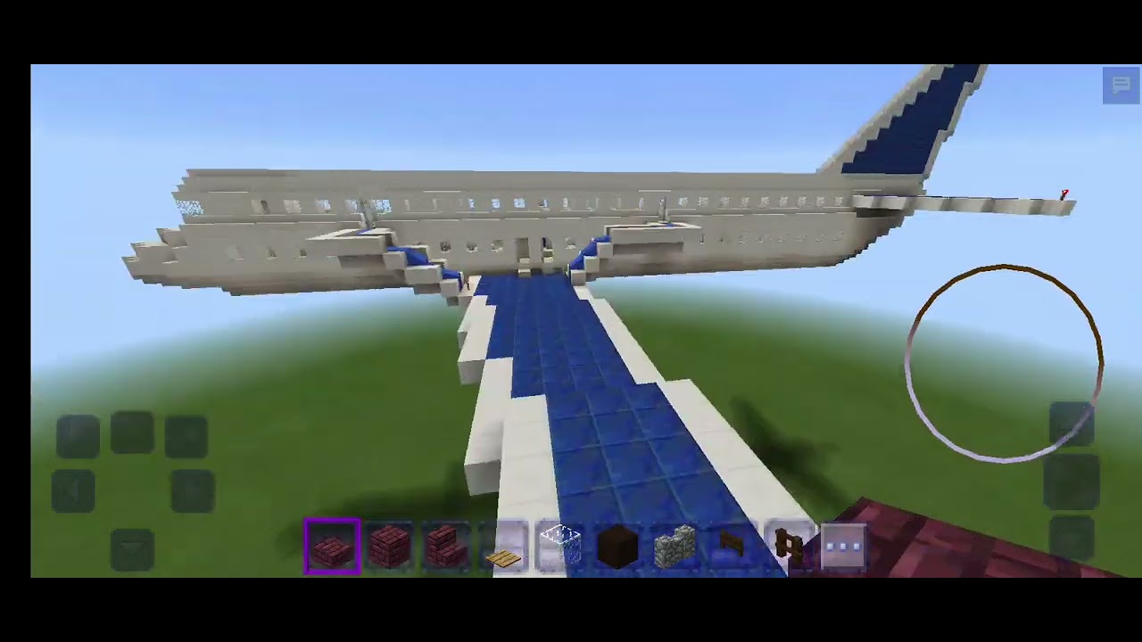 mostrando meu avião gigante de 2 andares no minecraft - YouTube
