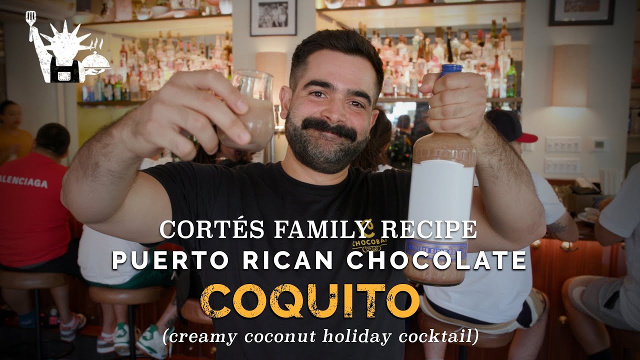 Native Dish: Puerto Rican Chocolate Coquito: Carlos Cortés - YouTube