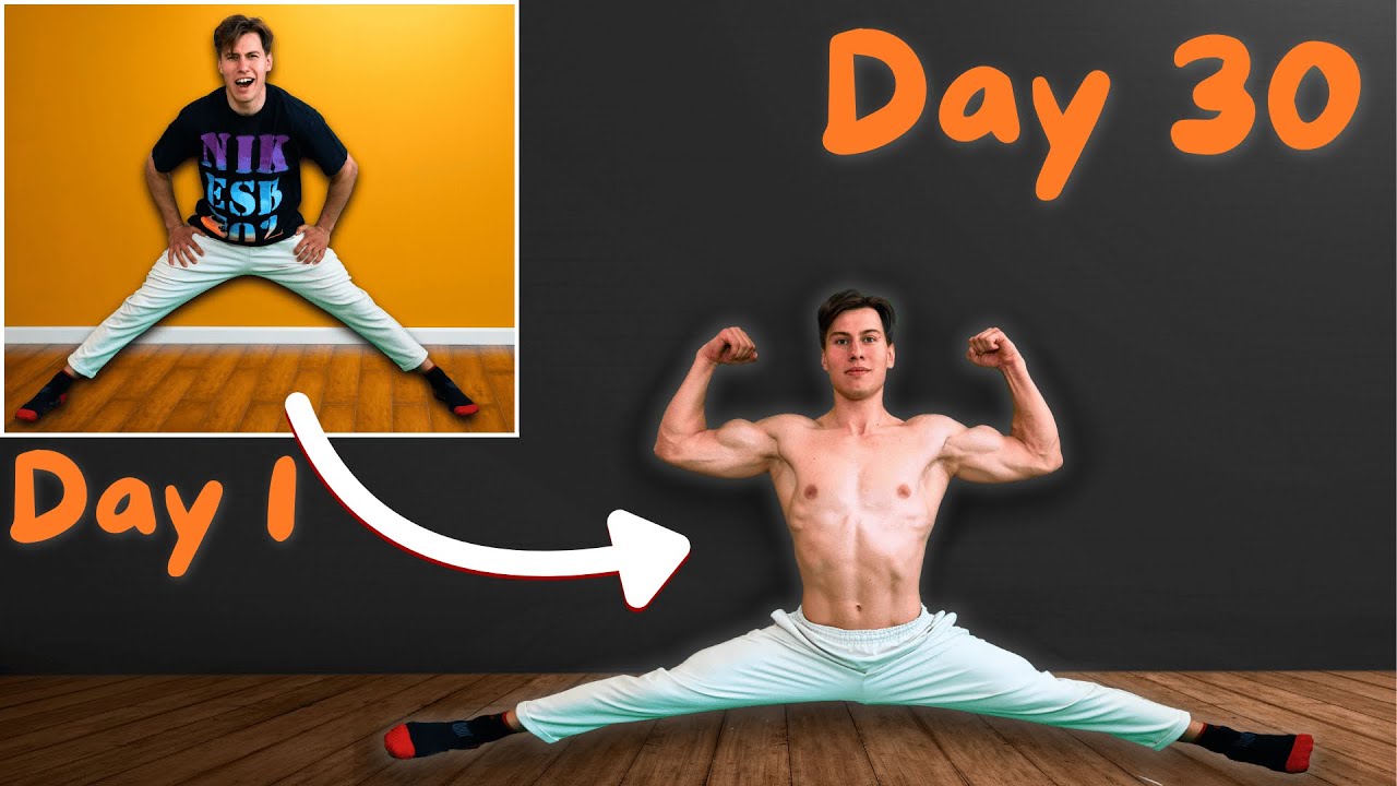 I Tried To Learn The Splits in 30 Days - YouTube