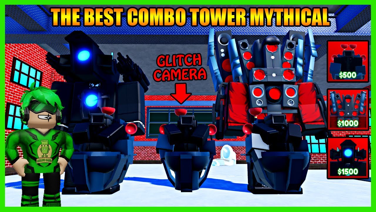 GG! Aku Bangun Tower Pertahanan Mythical Glitch Cameraman Berhasil ...