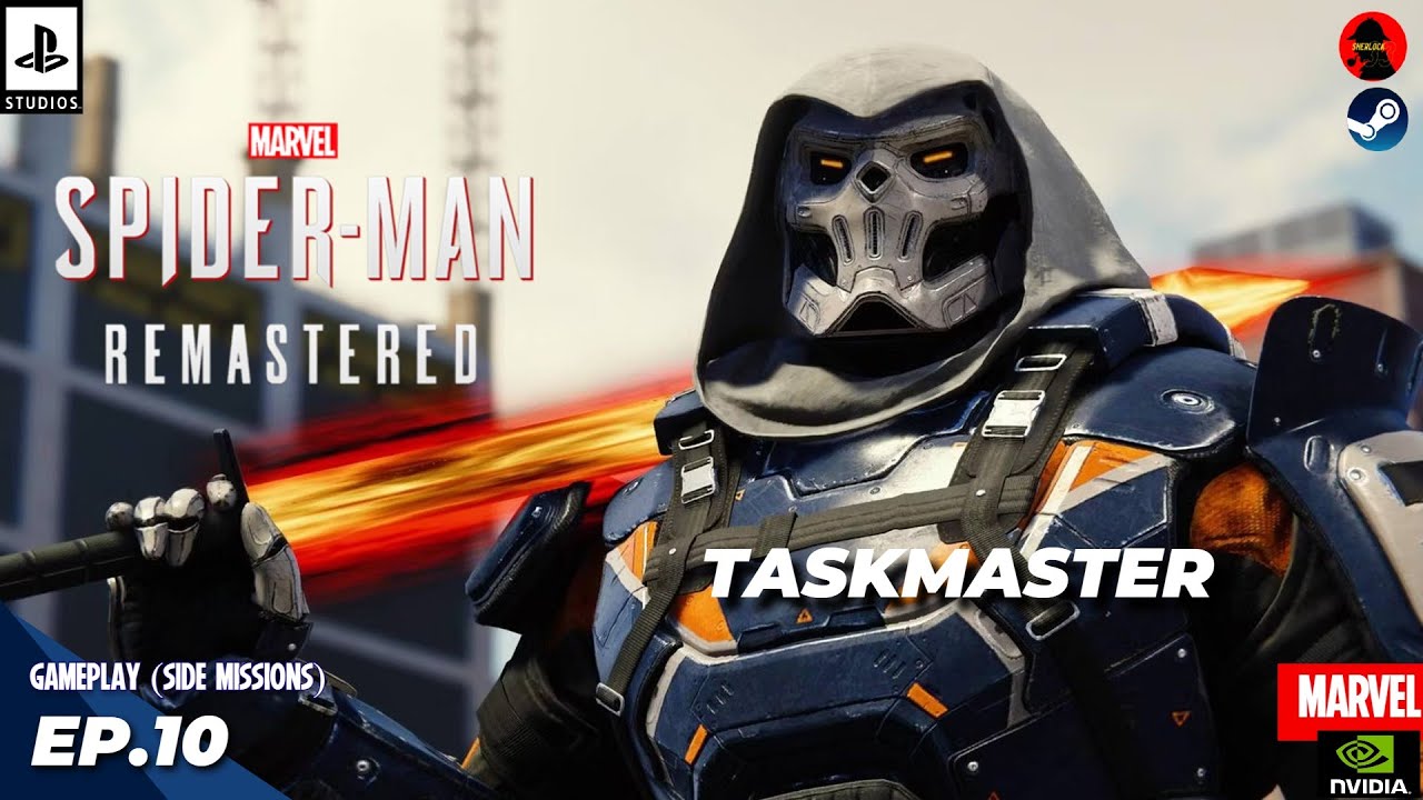 Marvel's Spider-Man Remastered - First Encounter with TASKMASTER - YouTube