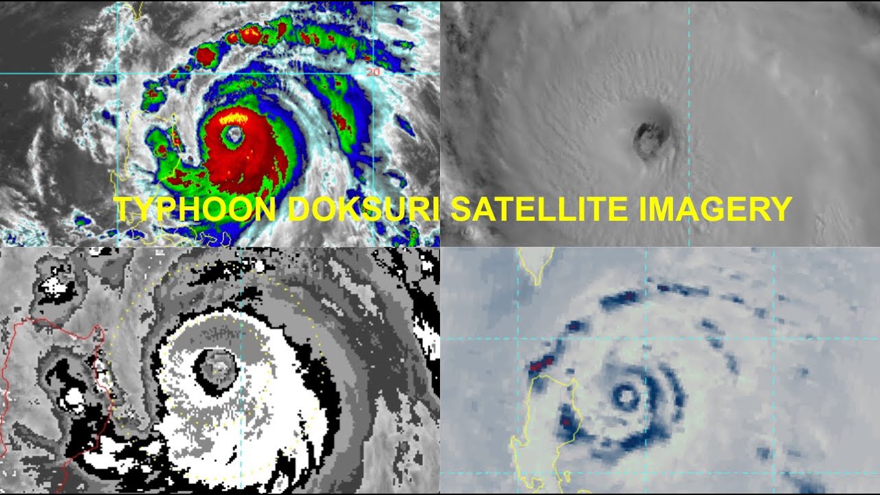Super Typhoon Doksuri (Egay) 2023 Satellite Imagery - YouTube