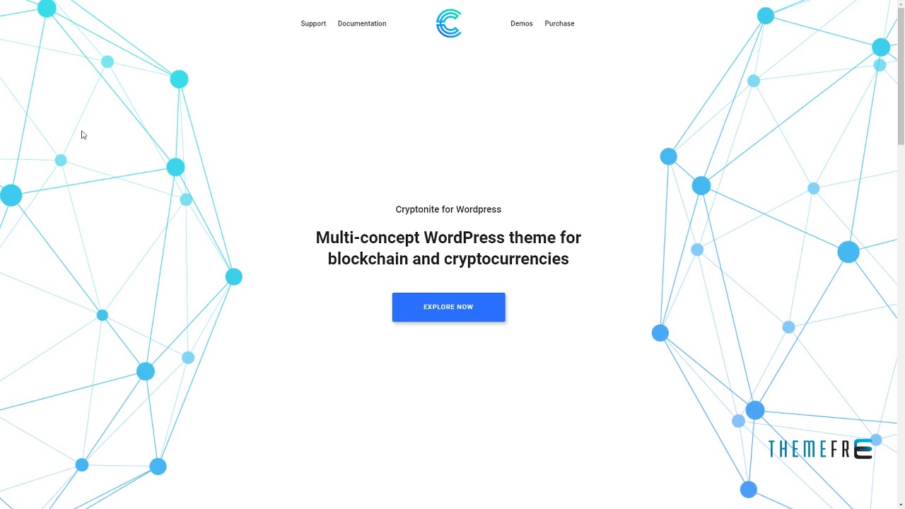 Cryptonite - Blockchain and Cryptocurrencies WordPress Theme Fre - YouTube