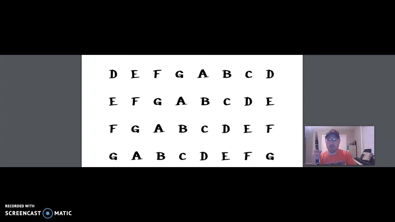 Concert Eb Scale for Clarinets - YouTube