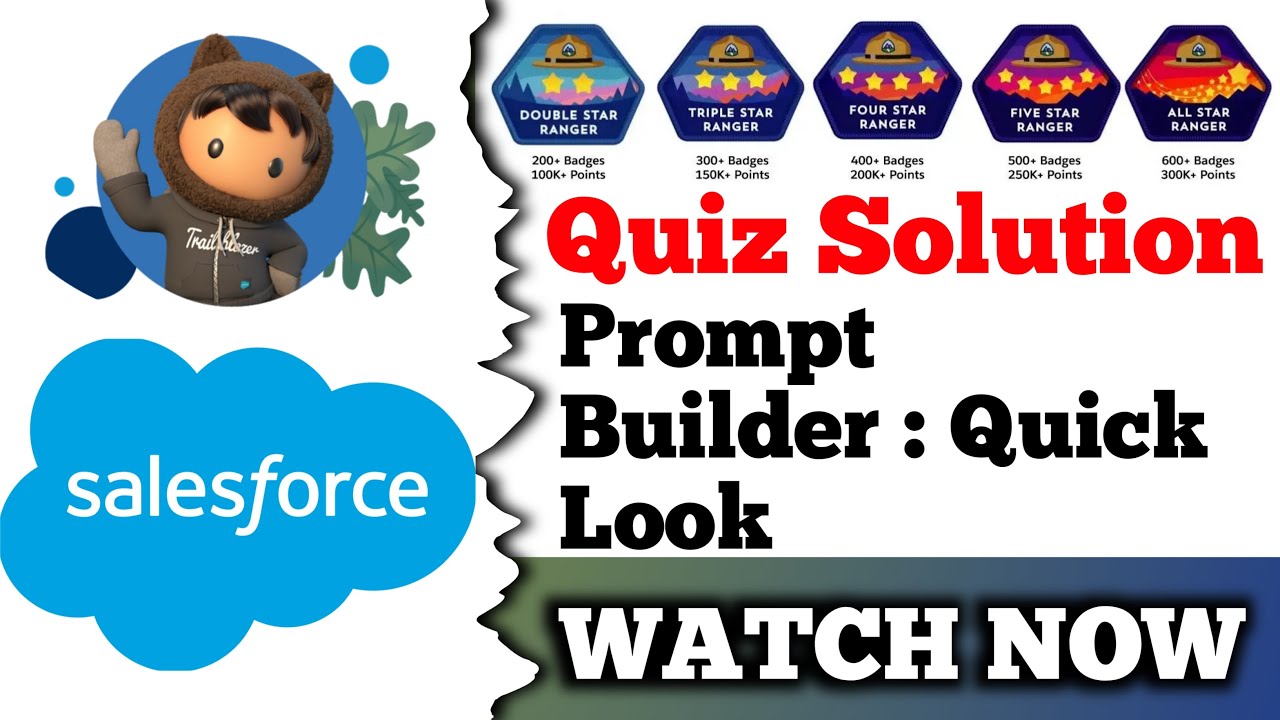 Prompt Builder: Quick Look | Salesforce Trailhead | Get to Know Prompt Builder - YouTube