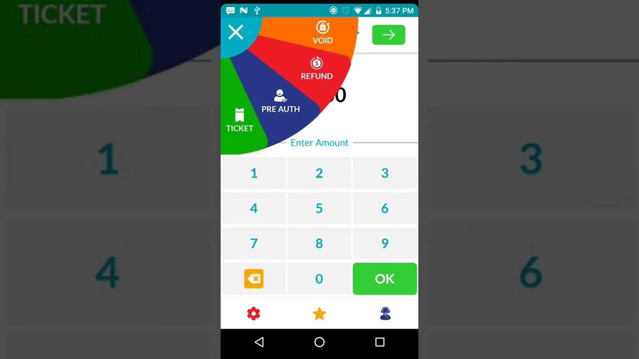 Dejavoo POS terminal ticket transaction demo video powered by iPOS Pays ...
