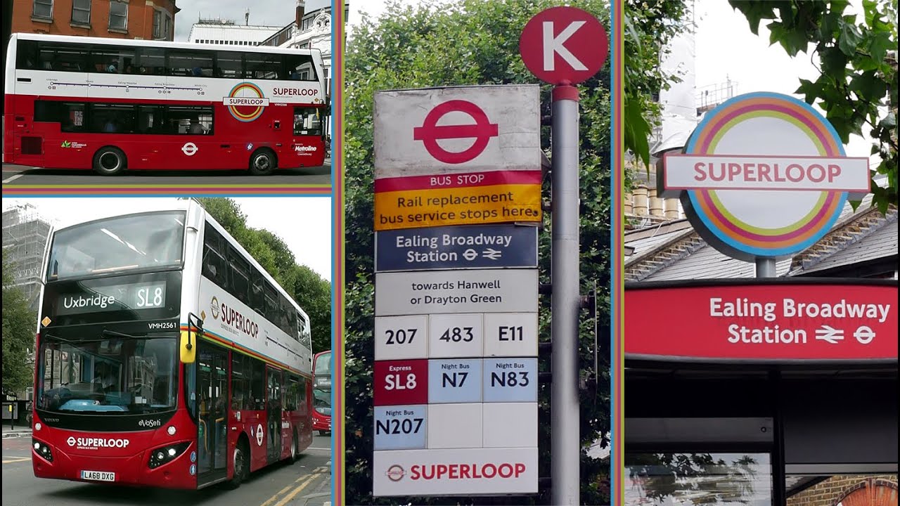 Limited Stop 'Superloop' Buses For London - YouTube