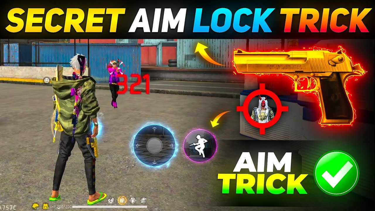 AIM LOCK TRICK IN FREE FIRE | HEADSHOT TRICK FREE FIRE | 4GB 6GB RAM ...
