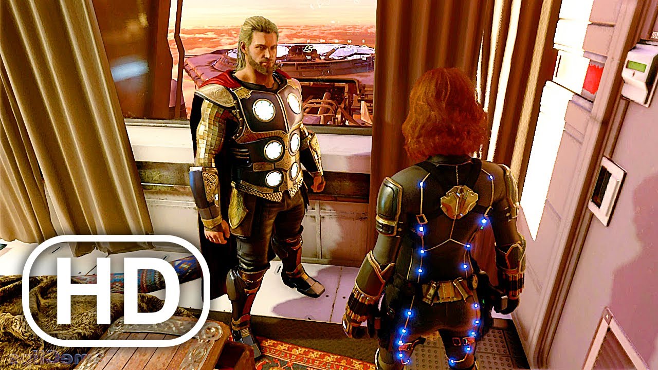 Avengers Reaction To Thor's Room Scene 4K ULTRA HD - Marvel's Avengers ...