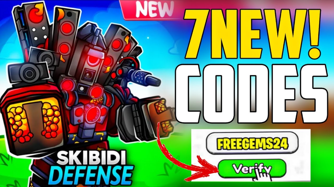 *NEW UPDATE* ALL WORKING CODES FOR SKIBIDI TOWER DEFENSE IN OCTOBER ...