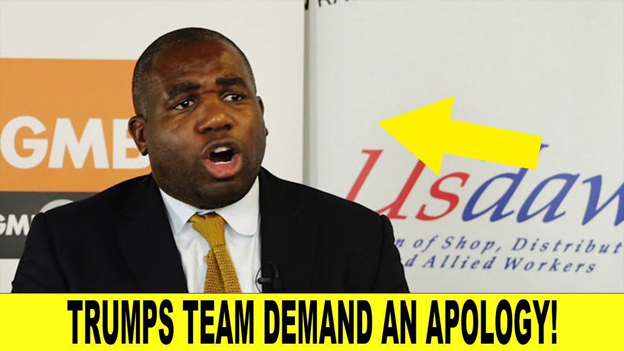 Lammy Faces Pressure Over Trump Attack As Trump’s Team DEMAND Apology ...