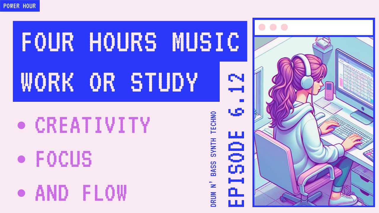 `POWER HOUR` 6.12 // 4 HOURS of Music for Creativity, Work, Study ...
