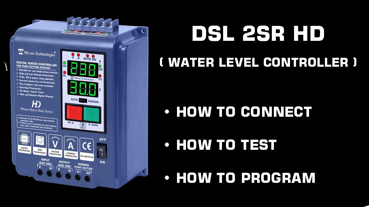 DSL 2SR HD, How to connect with push button starter, How to test and ...
