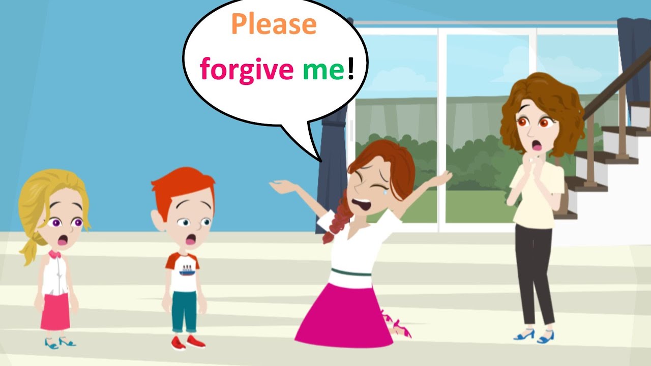 Mrs Pear wants to be friend with Lucas - Comedy Animation English Story ...