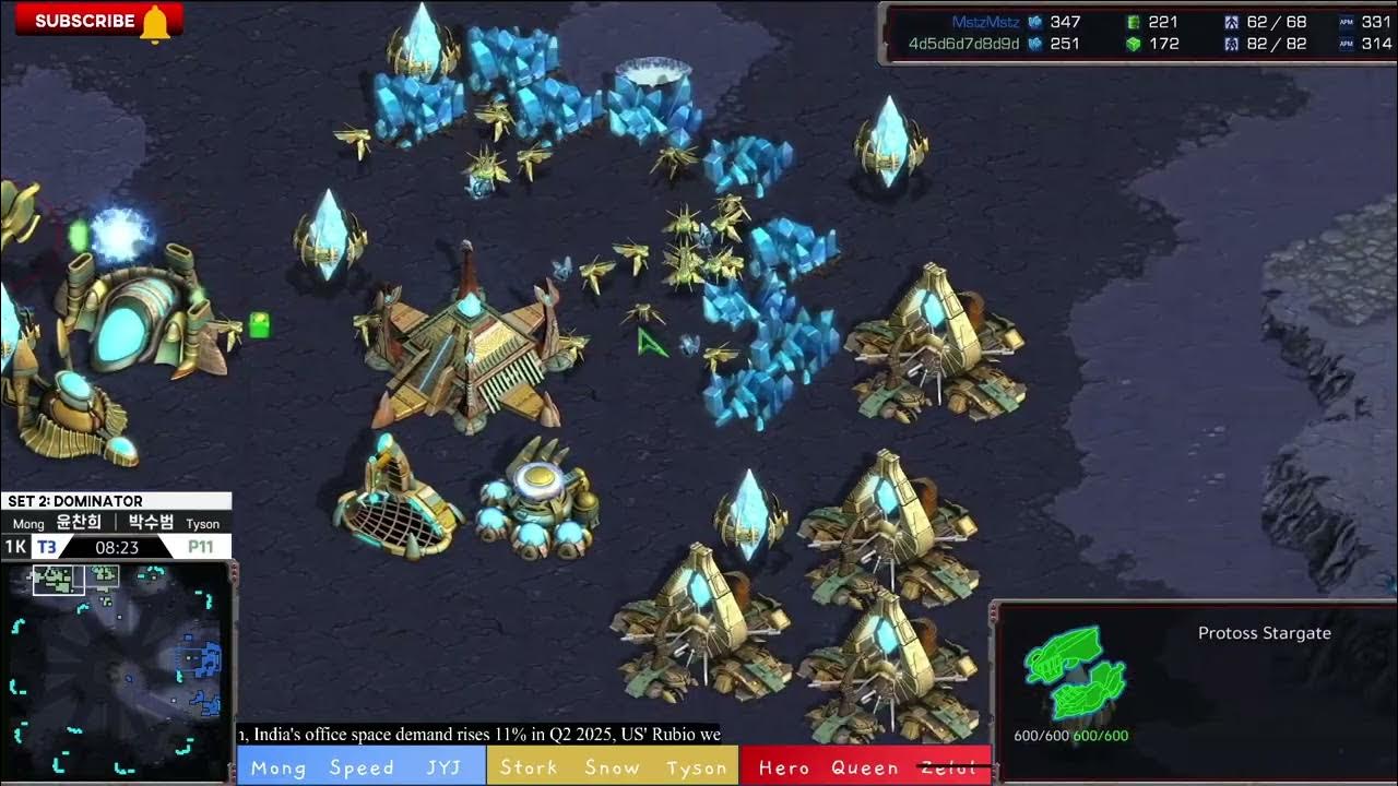 🔥KCM 2025 S2 W8 Set 2 @ Dominator | Starcraft Commentary - YouTube