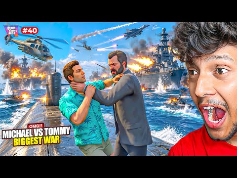 Michael Almost KILLED Tommy Vercetti! 😱GTA 5 Real Life! #40 (MEGA EPISODE)