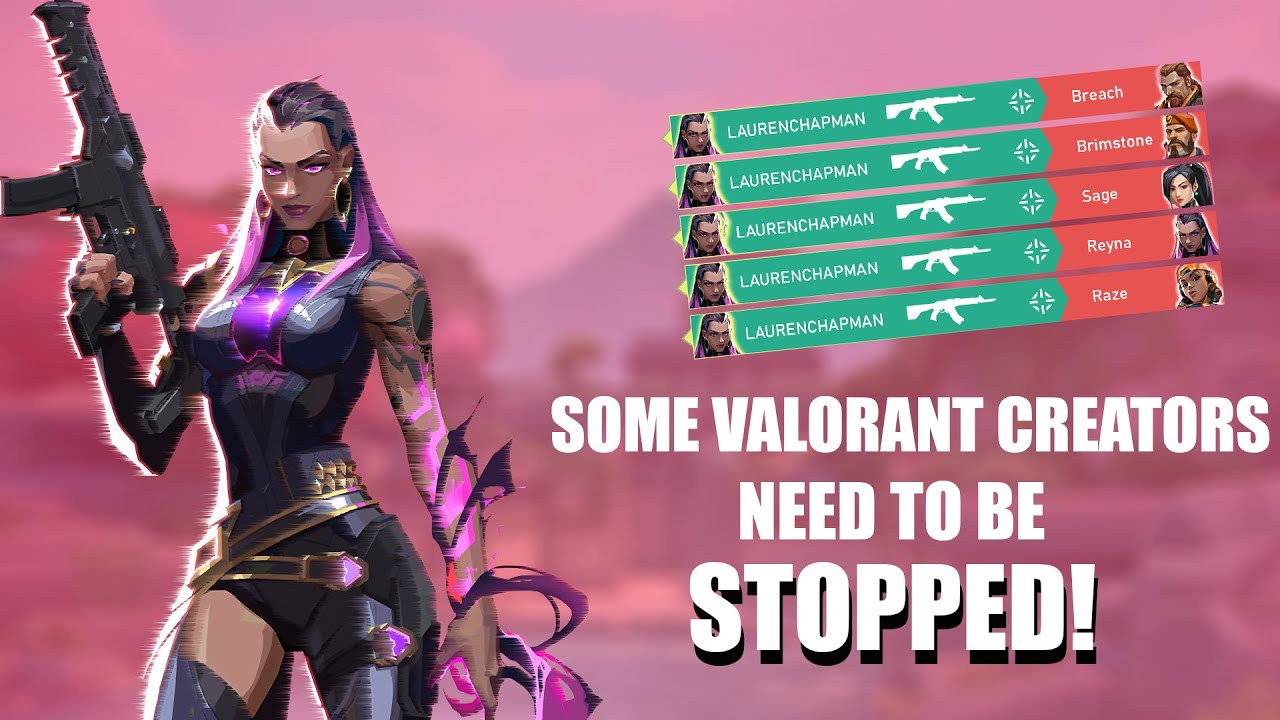 THE VALORANT COMMUNITY NEEDS TO DO SOMETHING ABOUT THIS! - YouTube