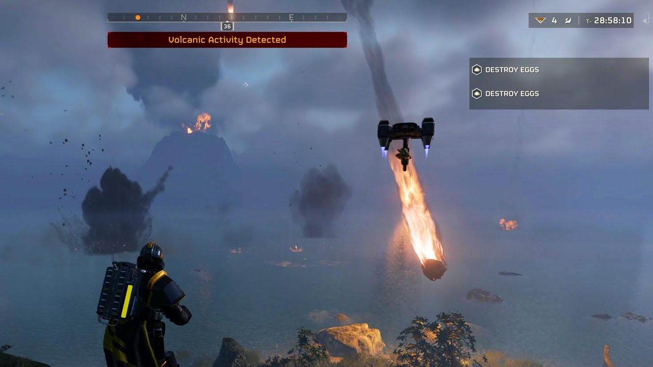 Helldivers 2 - Volcanic Eruption - YouTube