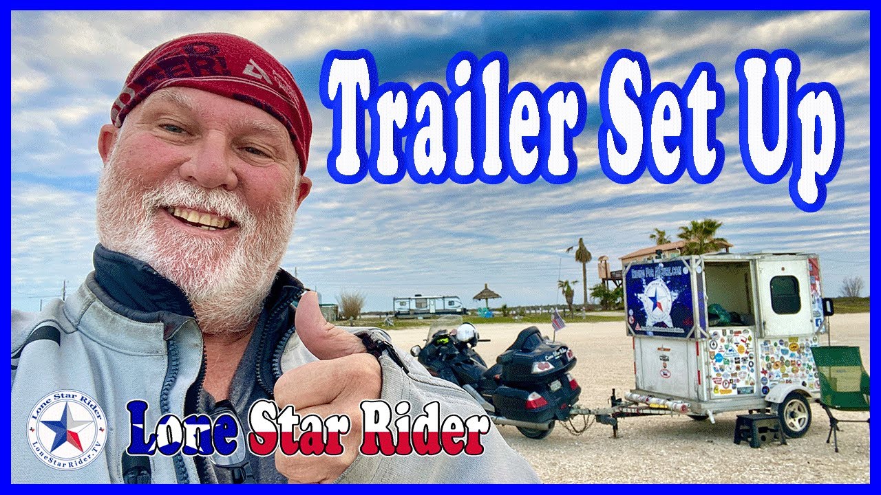 Motorcycle Trailer Set Up And Take Down - YouTube