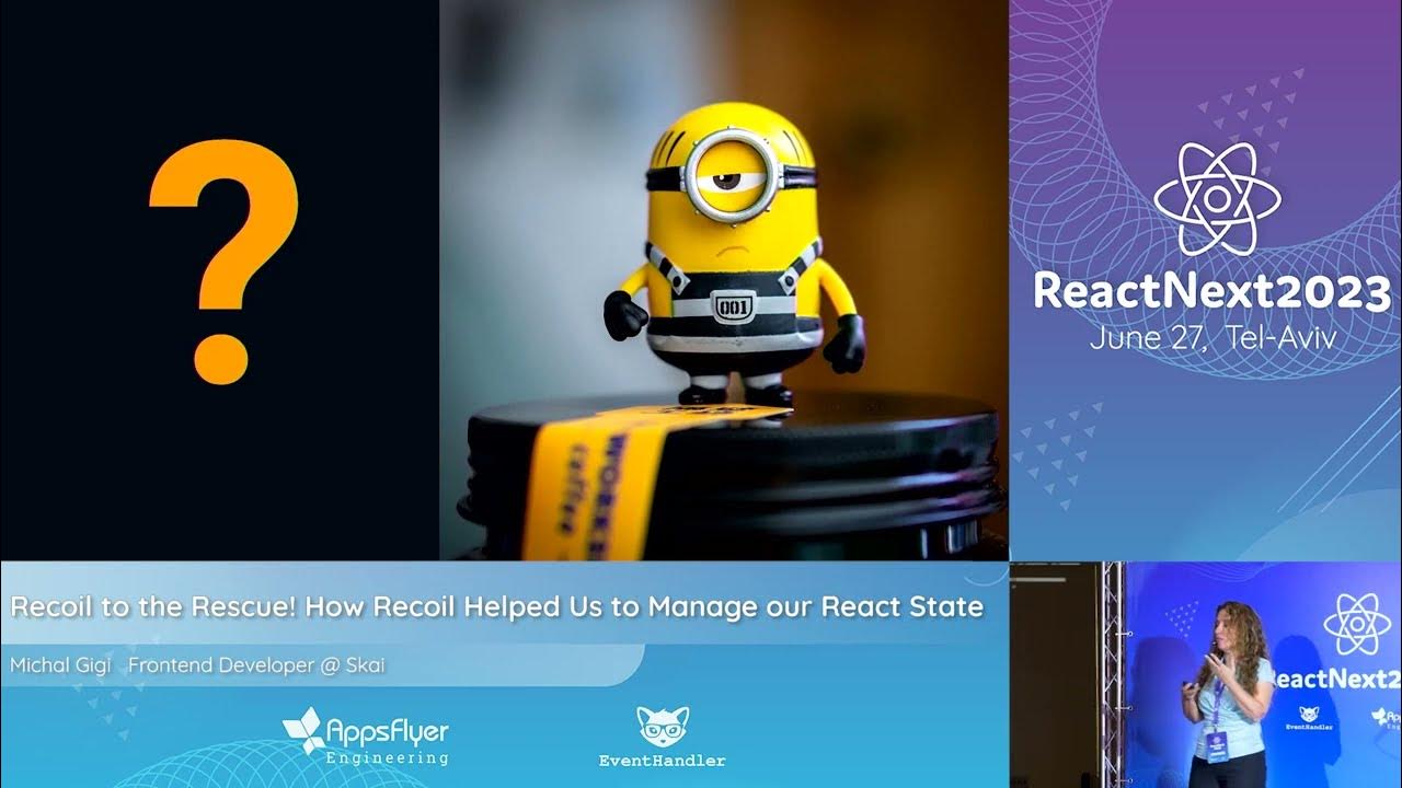 Michal Gigi @ ReactNext '23 | Recoil to the rescue! How Recoil helped us to manage our React ...