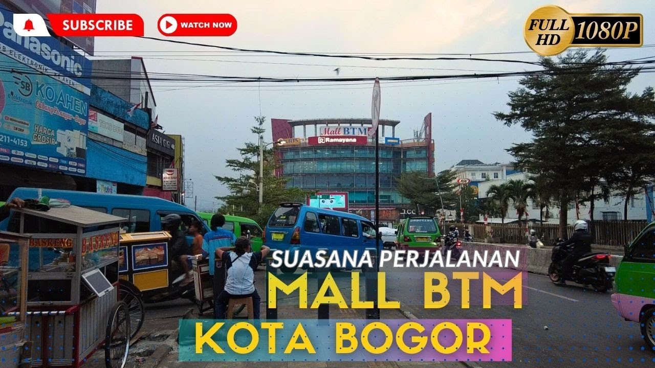 Suasana Menyusuri Jalan Menuju Mall BTM Kota Bogor - YouTube