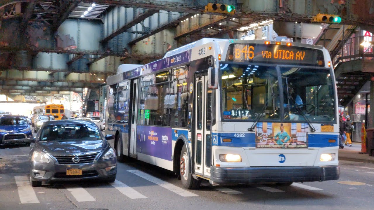 NYCT Bus: 2009 Orion VII NG Hybrid #4382 on the B46 in Williamsburg ...