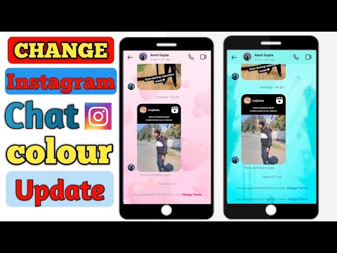 How To Change Instagram Chat Theme || How To Change Instagram Chat ...