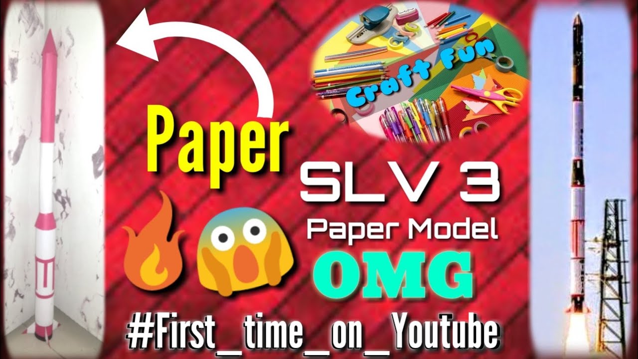 How to make SLV 3 paper model | Step by Step | Craft Fun Learning - YouTube
