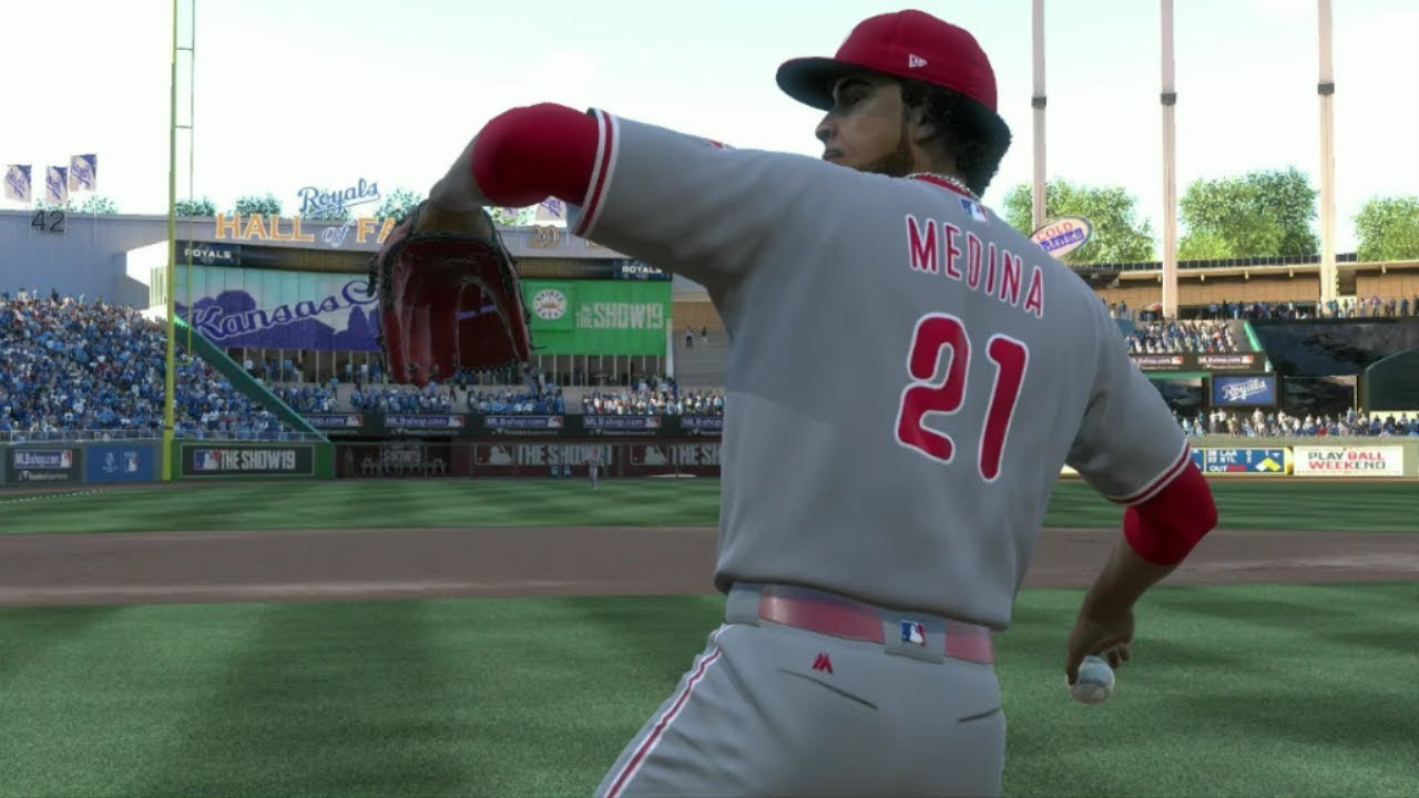 MLB The Show 19 Phillies Franchise Ep.37 - Adonis Medina MLB Debut ...