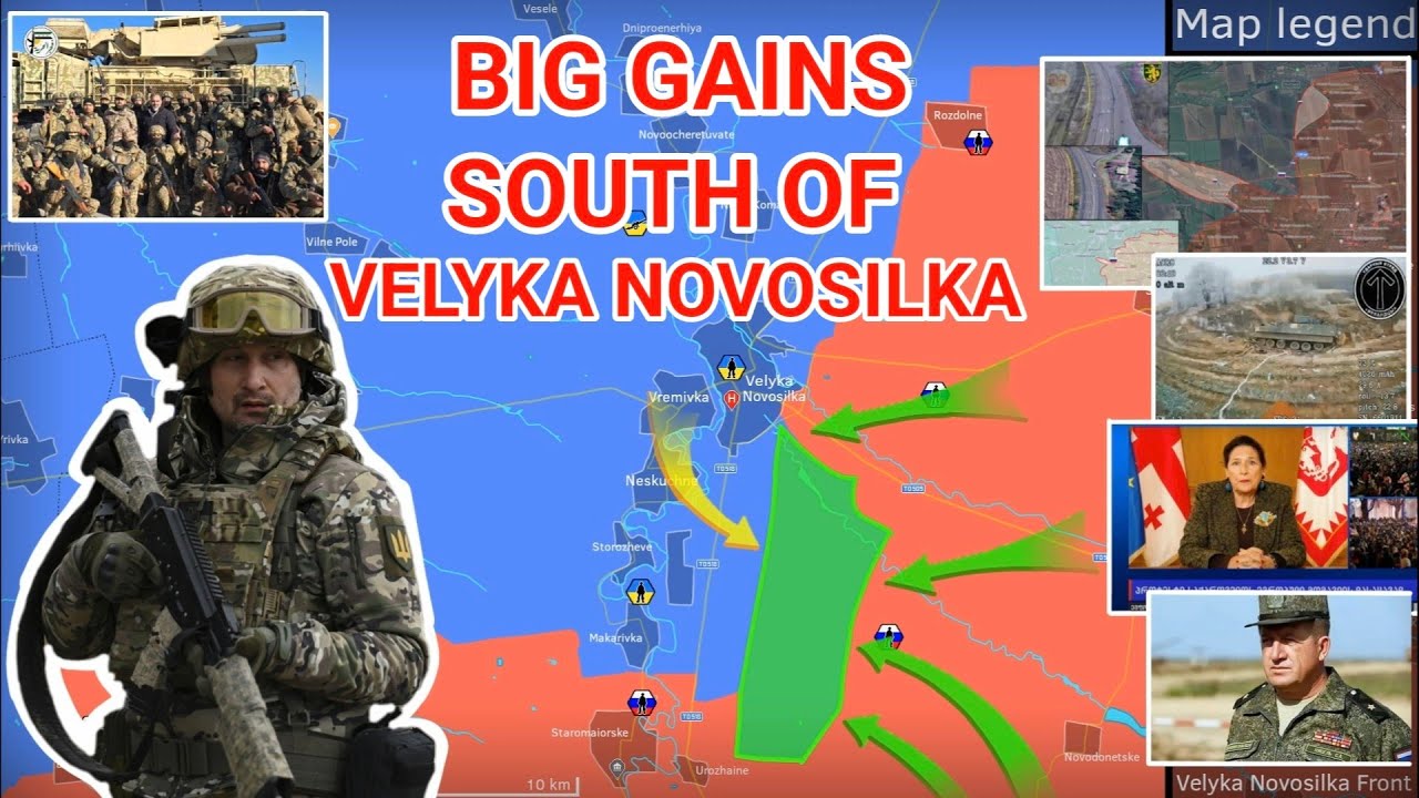 Large area captured near Velyka Novosilka | Bridgehead in Kupyansk [1 ...