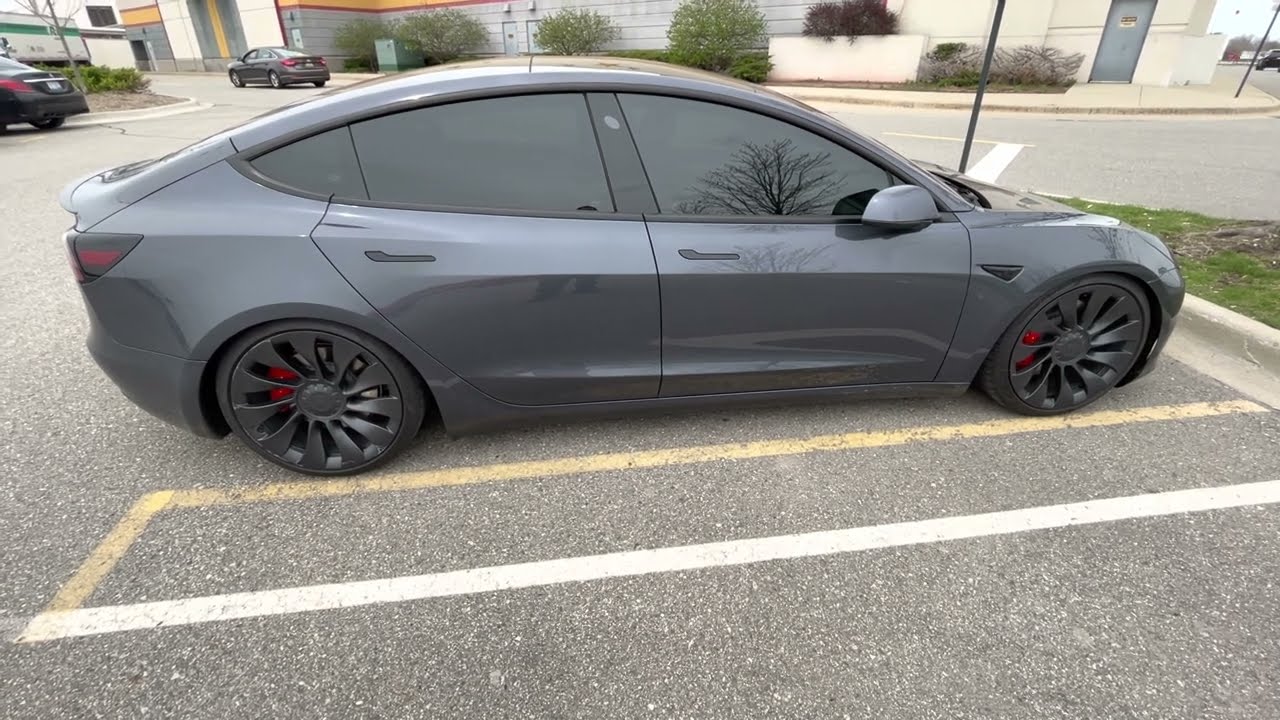 Worlds First Lowrider Tesla - YouTube