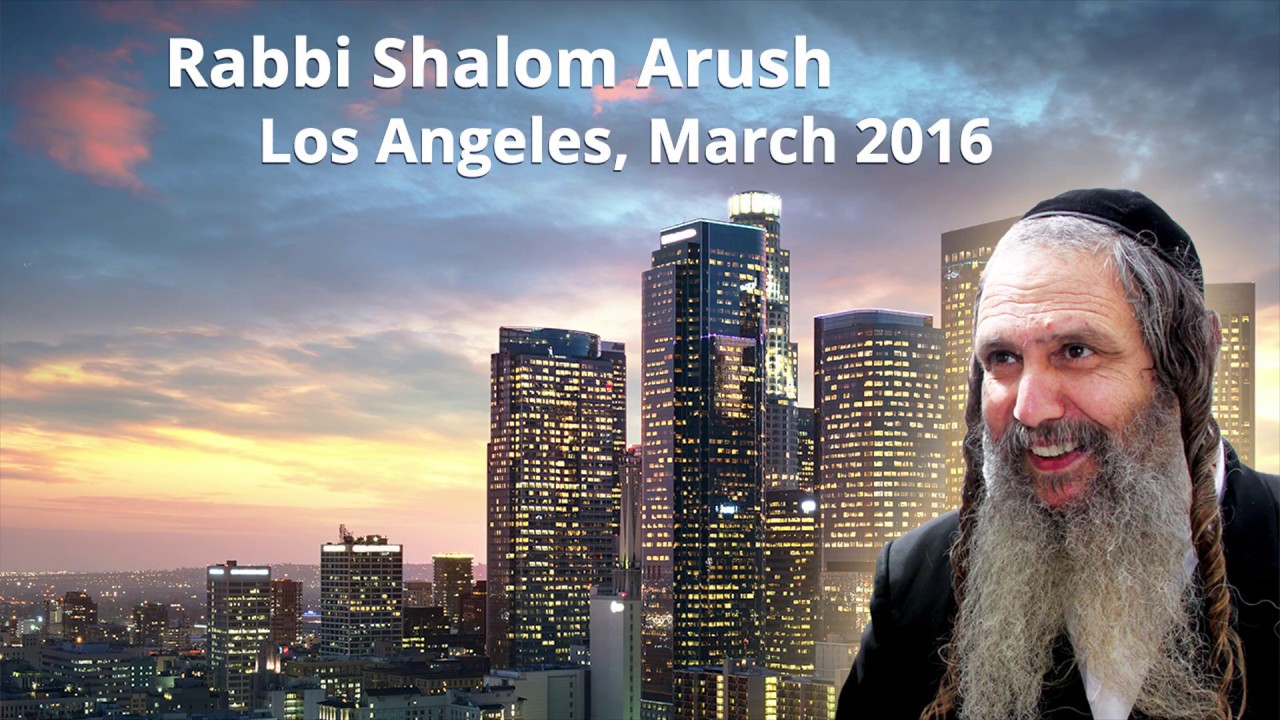 Rabbi Shalom Arush Shlit"a 2016 Special Emuna Event - YouTube
