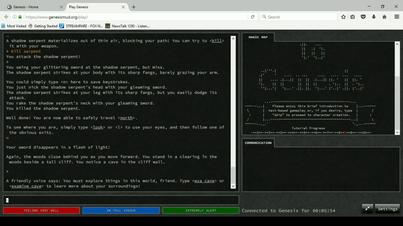Genesis Mud Tutorial - Basic Command Portal (Part 2) - YouTube