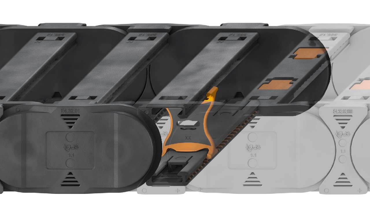 igus® e-chainsystem® E4.1 - One for All - YouTube