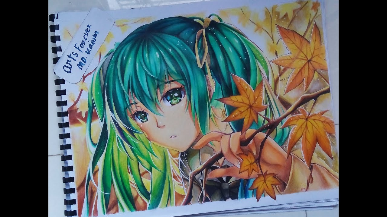 Speed Drawing - Hatsune Miku | Anime Drawing - YouTube