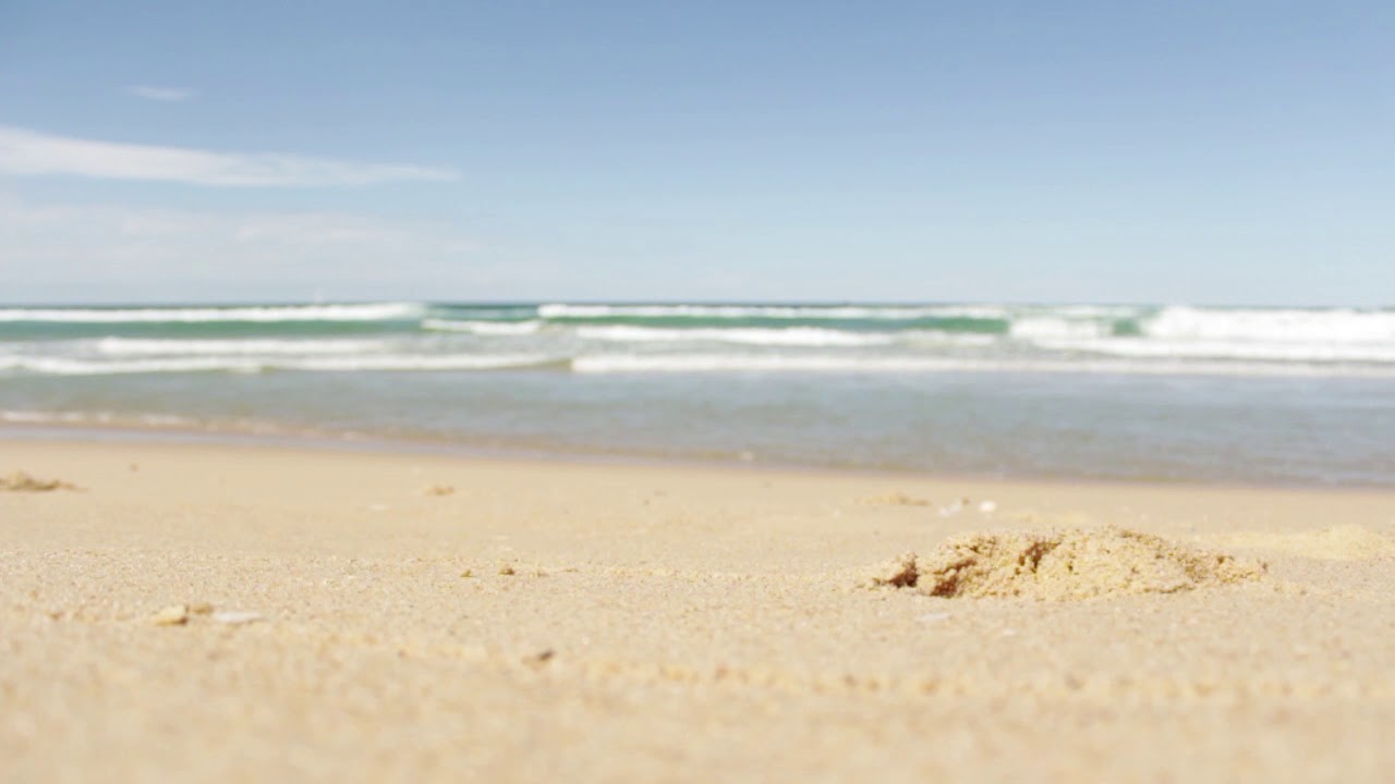 beach waves loop - YouTube