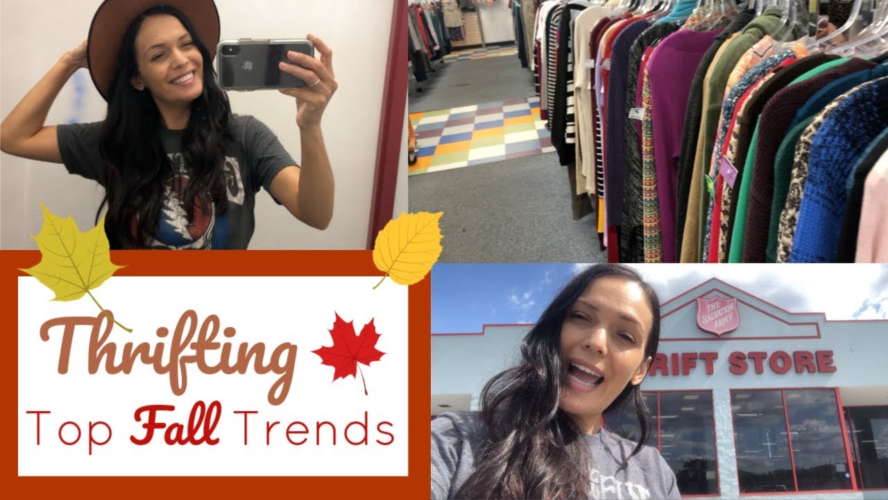 THRIFTING TOP FALL TRENDS 2019 | VINTAGE CLOTHING - YouTube