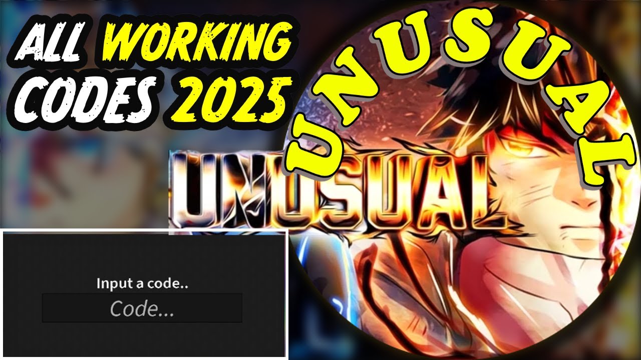Unusual Codes June 2025 ⚠️New⚠️ ALL WORKING CODES Roblox Unusual 2025 - YouTube