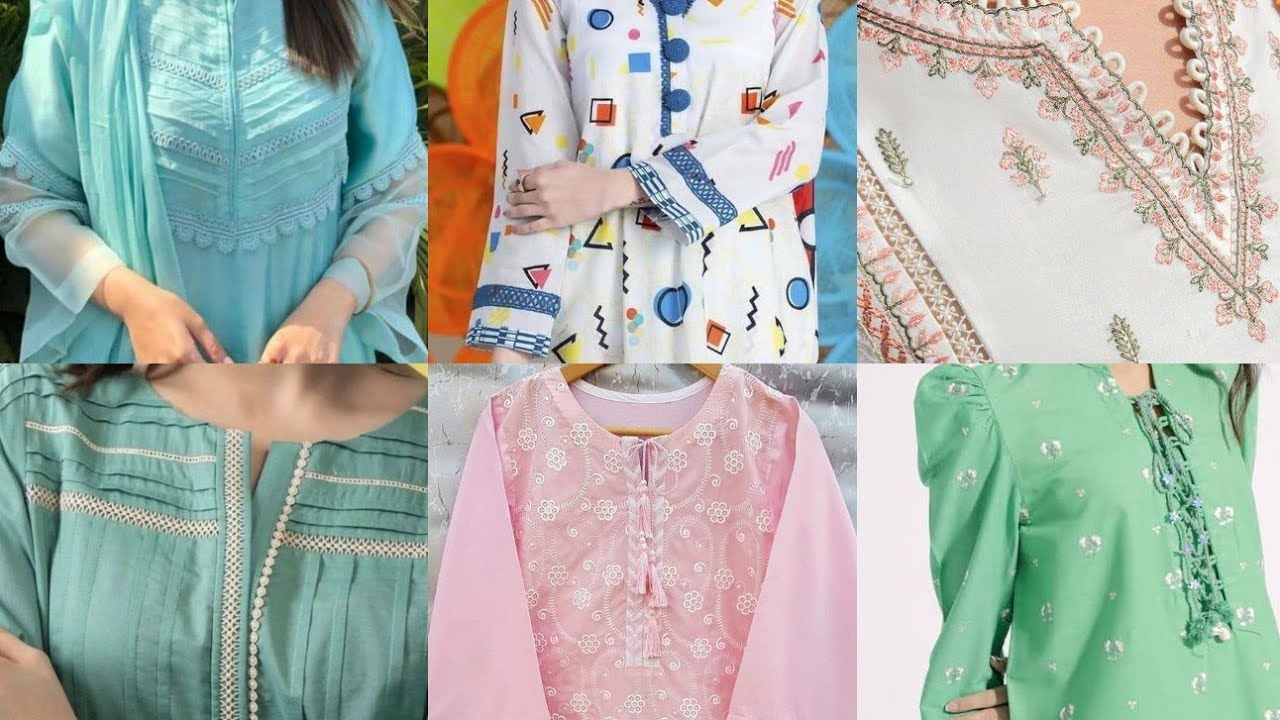 Collar neck/neck design for kurti 👌👈|galy ky design for home wear - YouTube