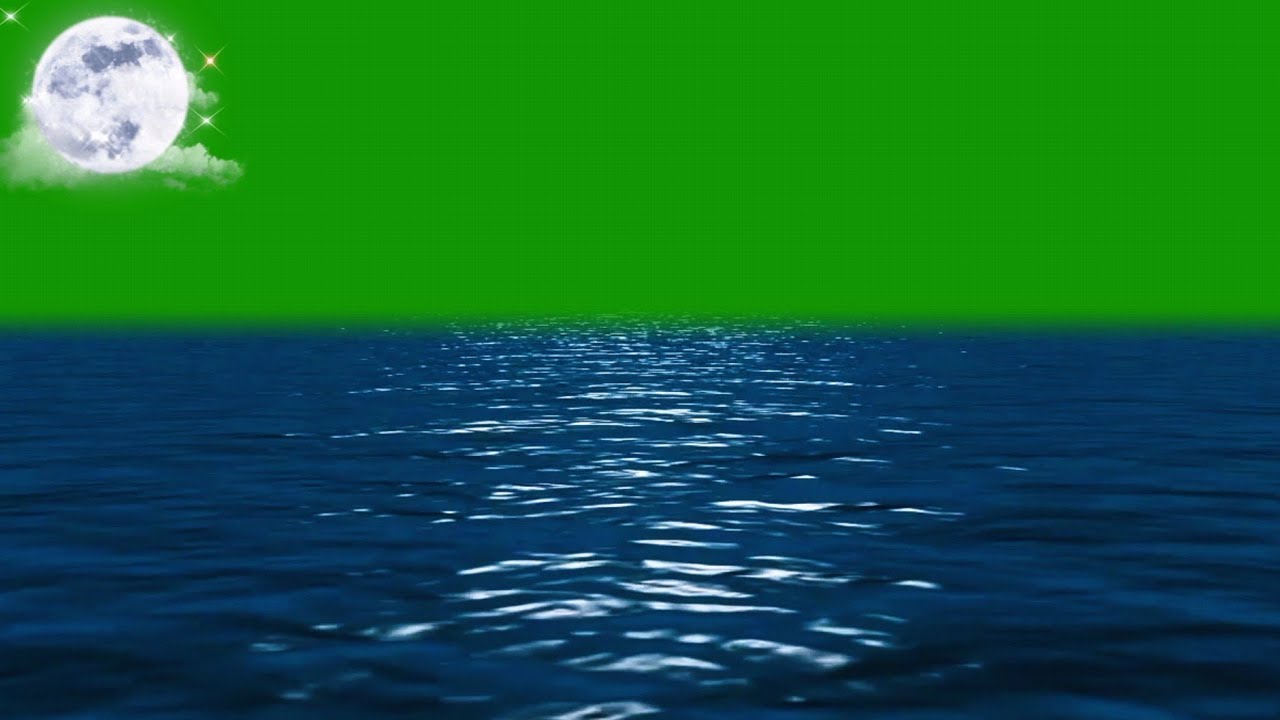 River Green Screen /Nature Green Screen /Moon Green Screen /Green ...