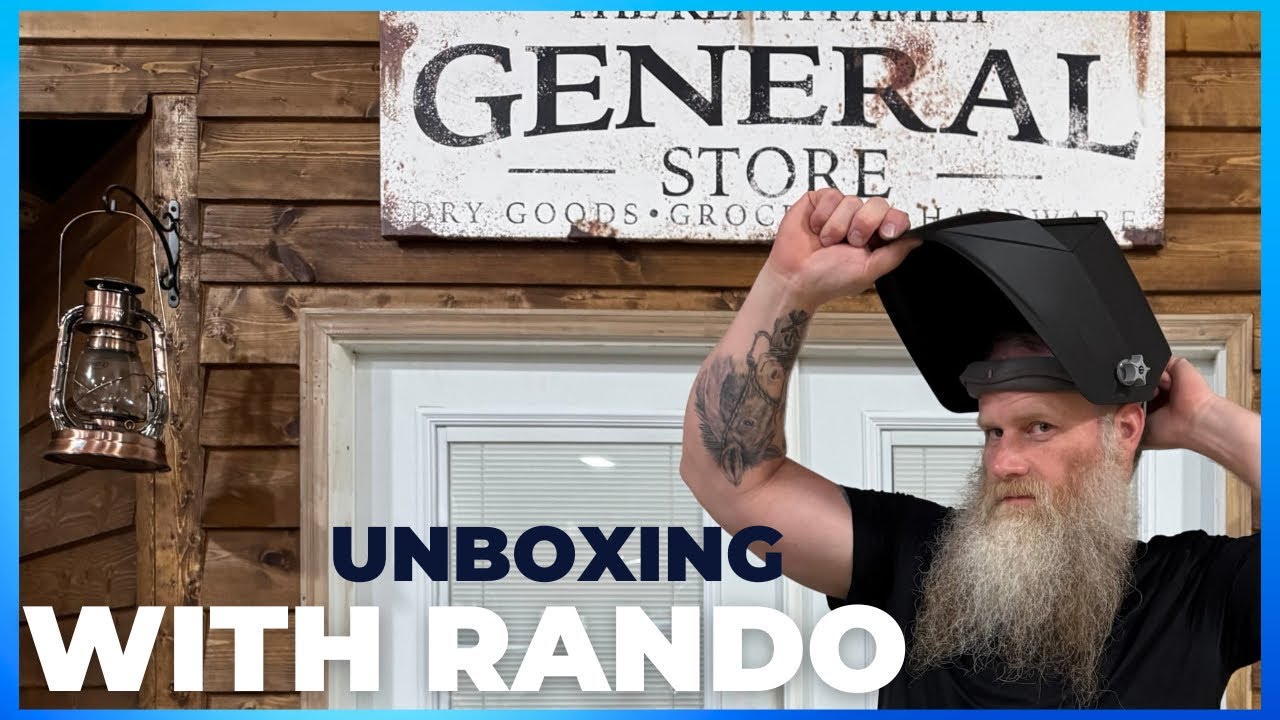 Unboxing Miller Welding Hood with Random Randy - YouTube