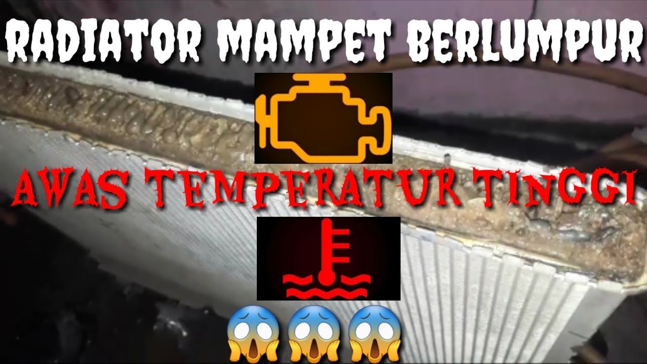 Korok RADIATOR VIOS LIMO yang berlumpur bikin temperatur tinggi - YouTube
