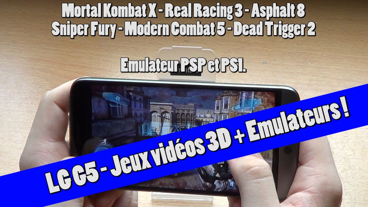 Gaming on the LG G5 ! (3D games + Emulators) - YouTube