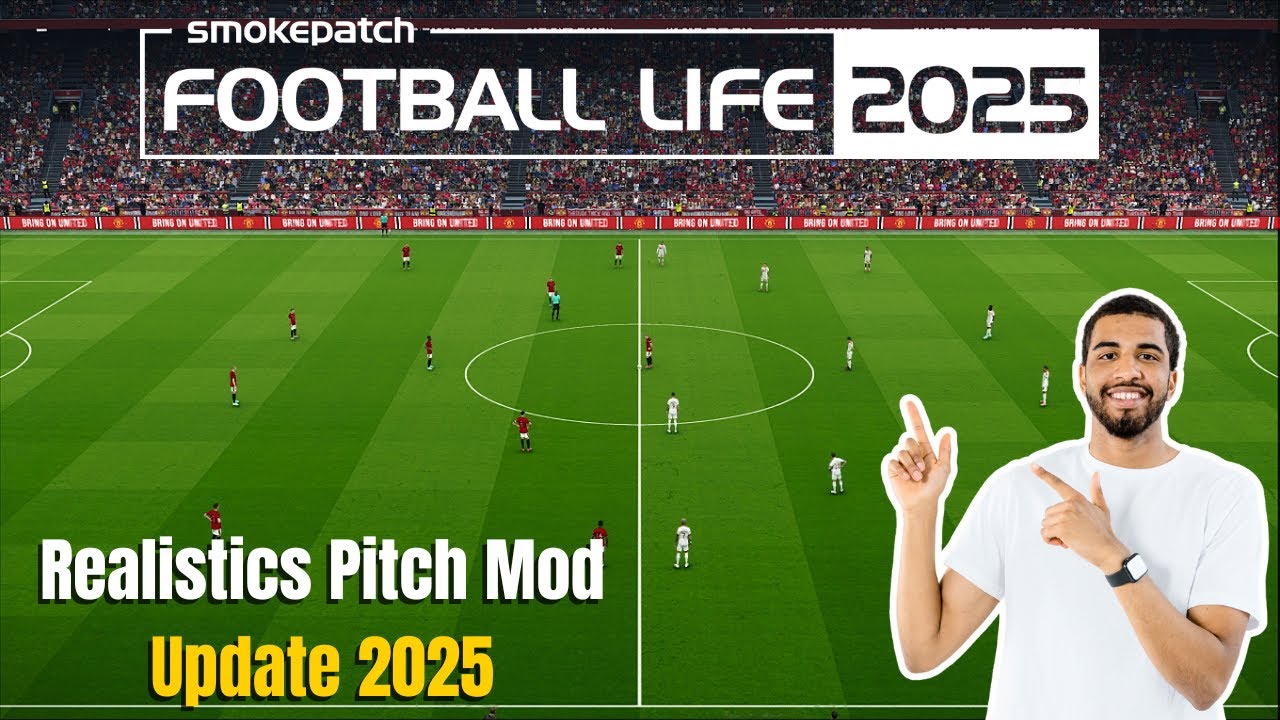⚡ Next-Gen Grass! Realistic Pitch Mod 2025 for PES 2021 & FL 2025! 🌿🔥 ...
