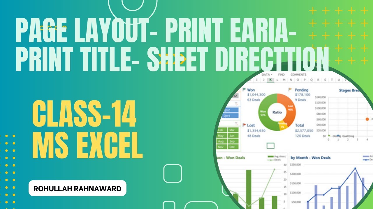 Page Layout/Print Earia /Print Title /Sheet direction /All Page Layout ...