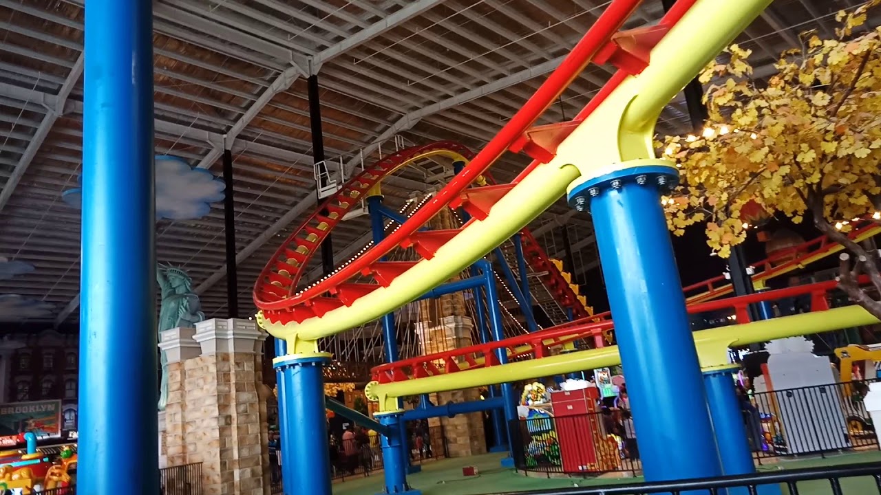 Roller coaster transmart palembang - YouTube