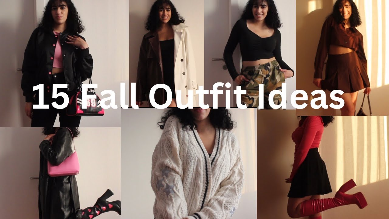 15 Fall Outfit Ideas|Fall Fashion Lookbook 🍂 - YouTube