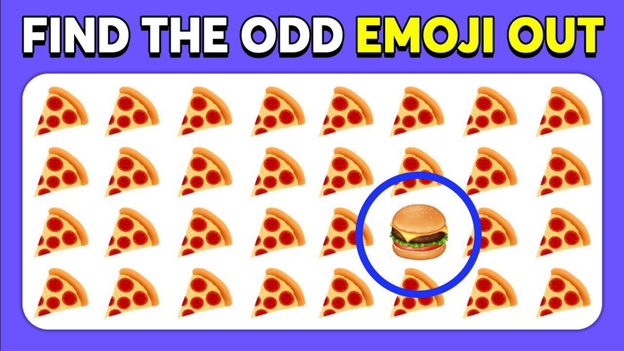 Find the ODD One Out | Find the ODD Emoji Out - Emoji Quiz | Easy ...