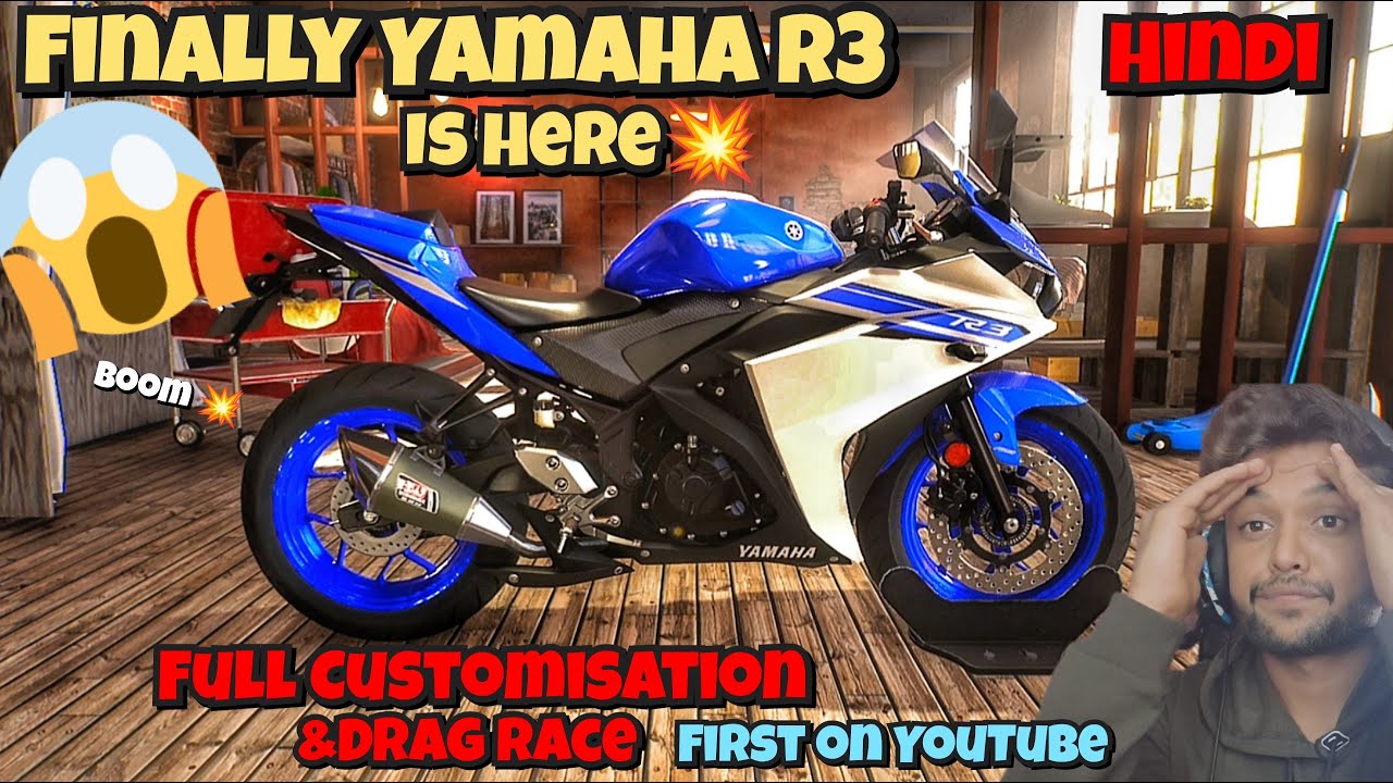 RIDE 3 | Yamaha R3 2016 Model Full Customization & Drag Race - YouTube