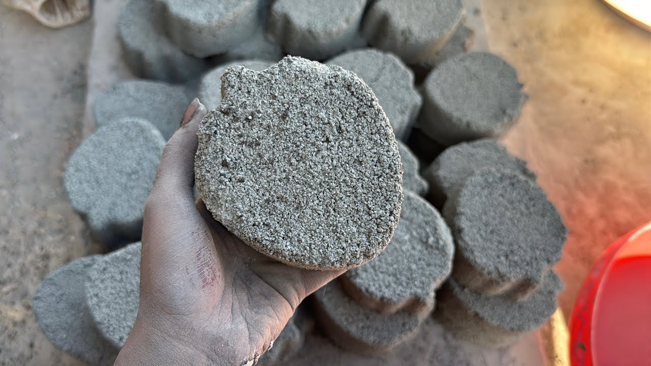 🍓shape series #10 || grey chips powder texture crumbling 🔥 - YouTube